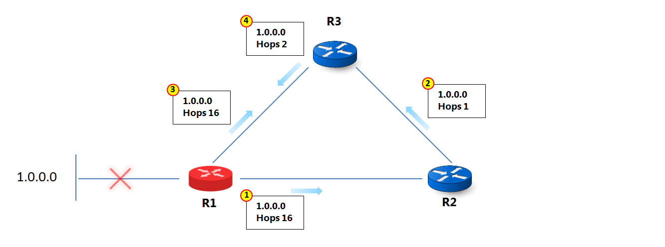 Fundamentals - Reason for using poison reverse with split horizon