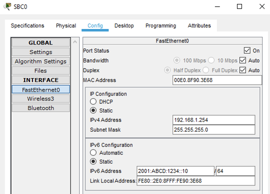 Programming an SBC Card for Sequential Lights in Cisco Packet Tracer